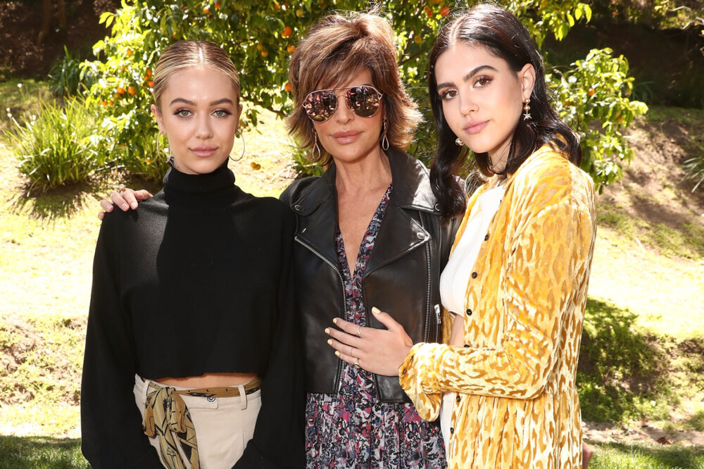 Lisa Rinna's Daughters Go for a Walk on the Beach in Tiny Bikinis ...